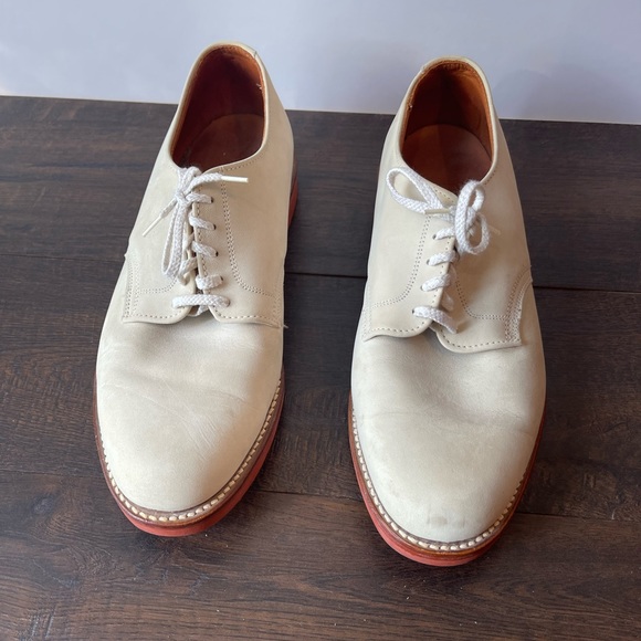 walk over | Shoes | Walk Over Mens Ivory Suede Leather Saddle Shoes ...